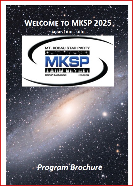 MKSP 2025 - Mt Kobau Star Party Information